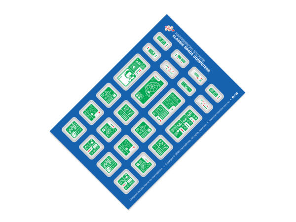 Classic Space Computer Sticker Set – HarrisBricks